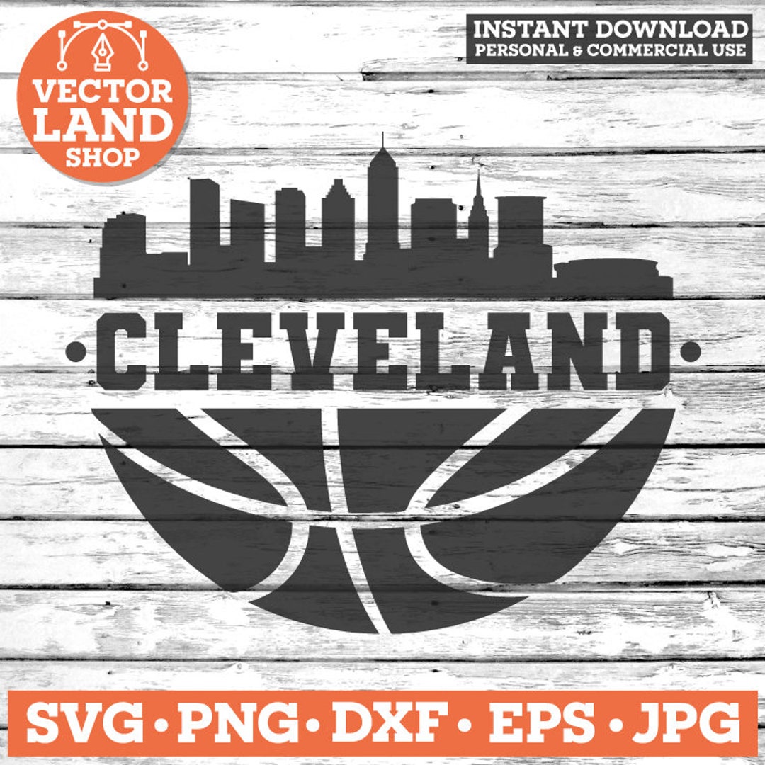 Cleveland Basketball Svg, Cleveland Svg, Basketball Team Logo ...