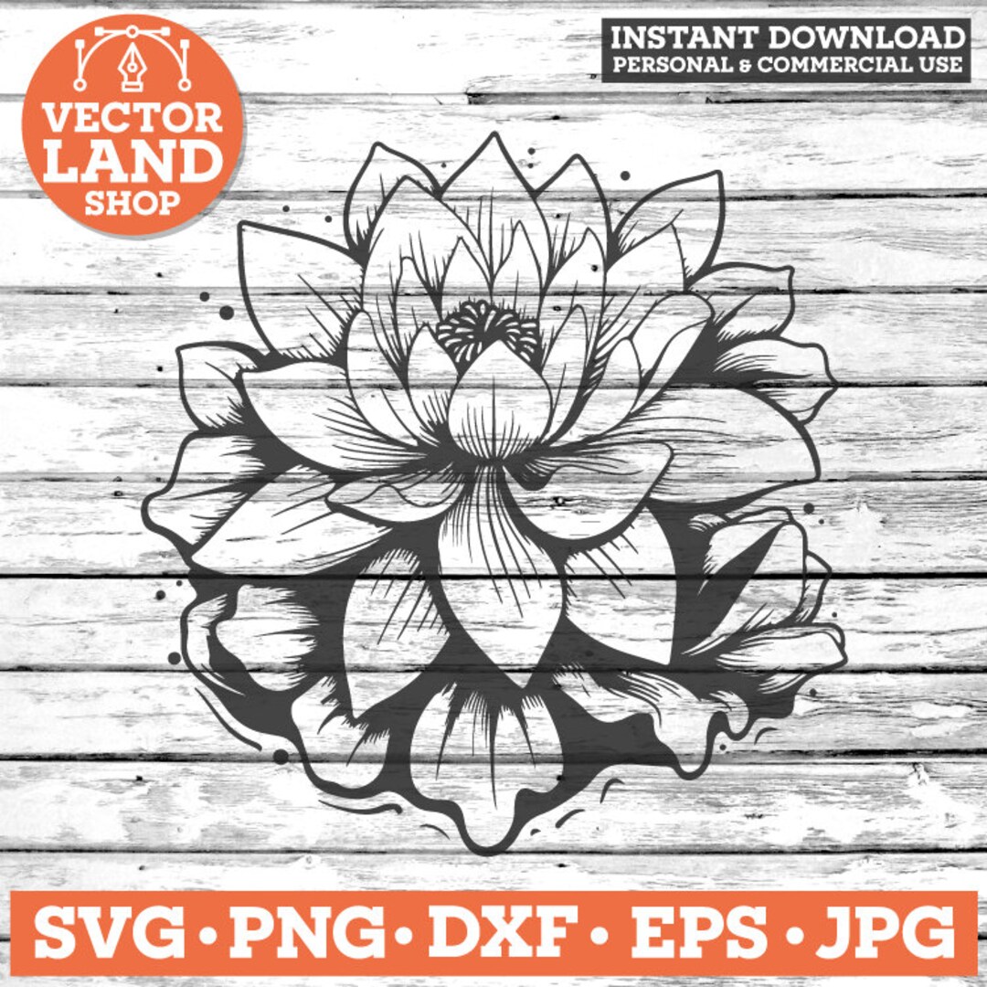 Lotus Svg Yoga Svg Lotus Png Lotus Flower Zen Svg Lotus - Etsy