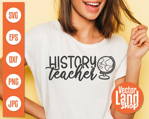History Techer SVG History Love Teacher Svg Teaching Svg | Etsy