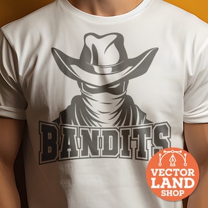 Bandit Svg, Bandits Svg, Bandit Png, Mascot School, Bandit Clipart ...