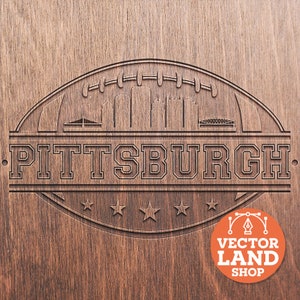Pittsburgh Football Svg, Pittsburgh Svg, Football Team Logo, American ...