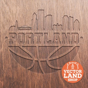Portland Basketball Svg, Portland Svg, Basketball Team, Basketball Logo ...