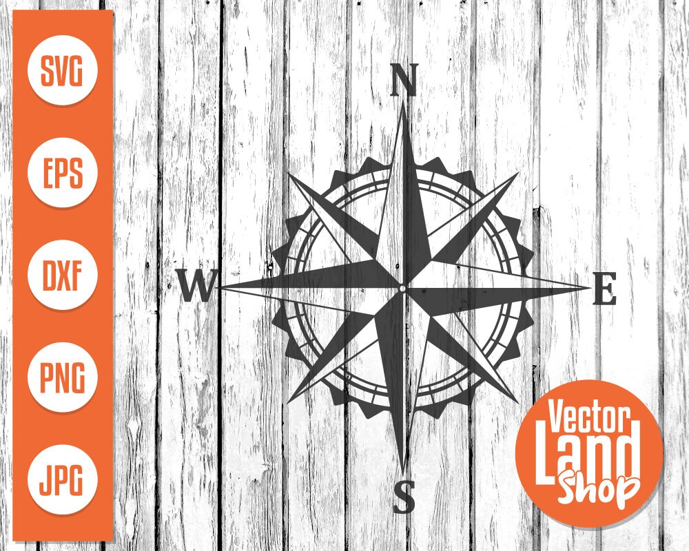 BUNDLE Compass SVG Mountain Scene Svg Forest Svg Adventure - Etsy