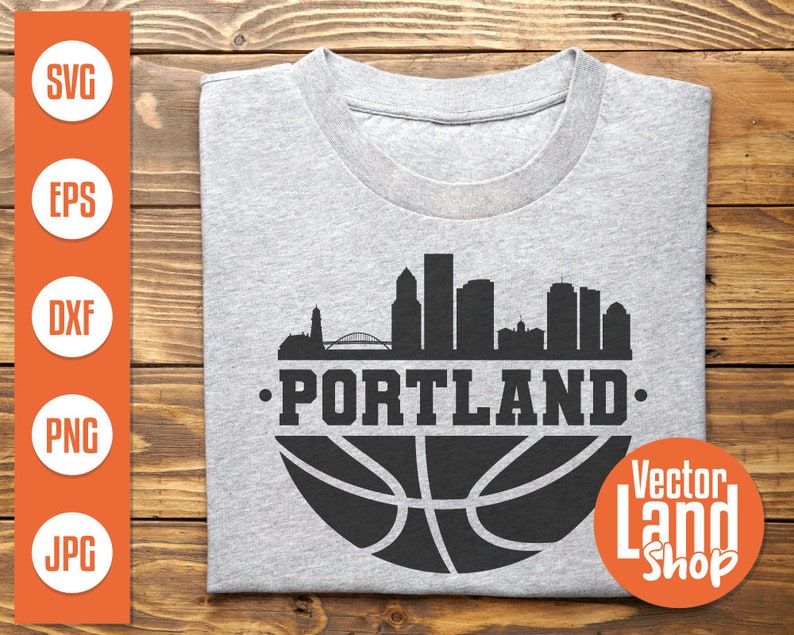 Portland Basketball Svg Portland Svg Basketball Team - Etsy
