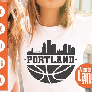 Portland Basketball Svg Portland Svg Basketball Team - Etsy