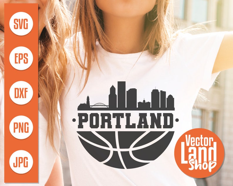 Portland Basketball Svg Portland Svg Basketball Team - Etsy