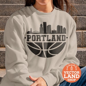 Portland Basketball Svg, Portland Svg, Basketball Team, Basketball Logo ...