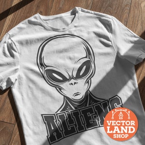 Aliens Svg, Mascot Team Svg, Team Logo, Mascot Svg, Aliens Png, Bengals ...