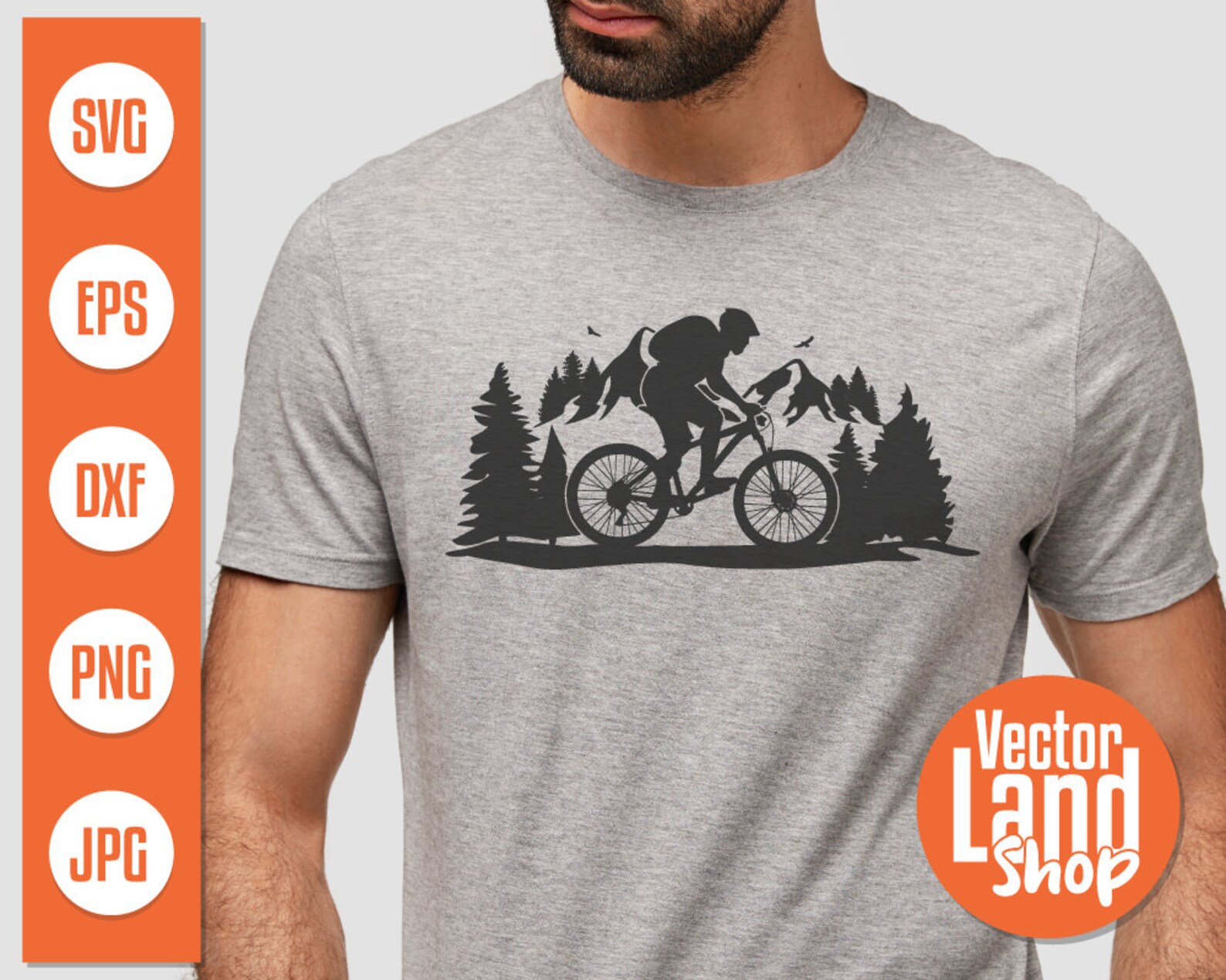 MTB Svg Mountain Bike Svg Cycling Svg Outdoor Svg Forest | Etsy