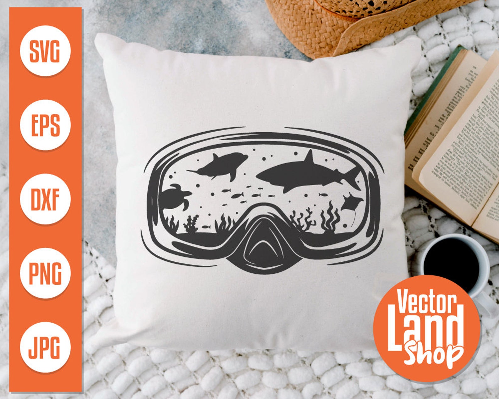 Scuba Googles Svg Scuba Svg Diving Svg Snorkeling Glasses - Etsy