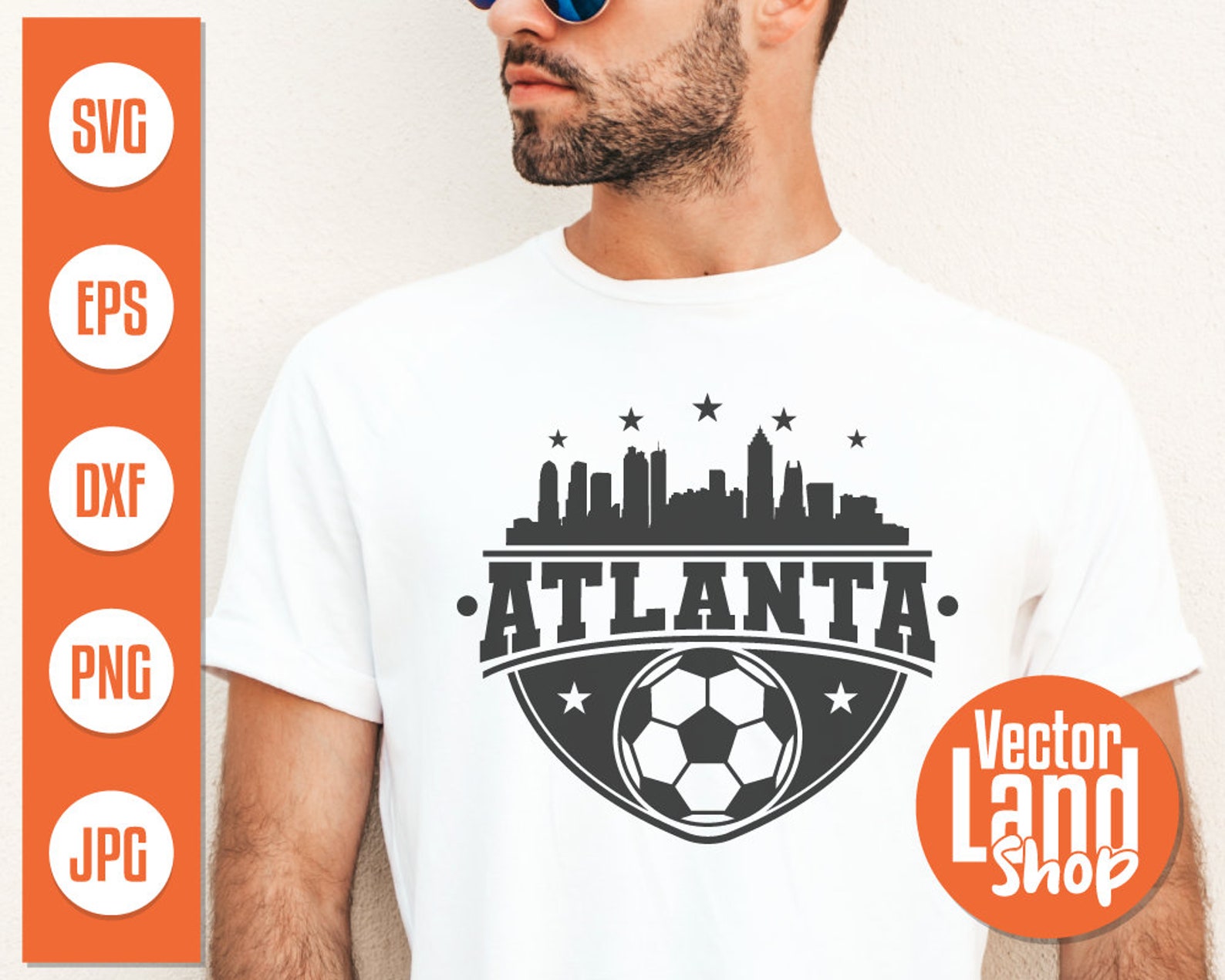 Atlanta Soccer Svg Atlanta Svg Soccer Team Logo Soccer Svg - Etsy
