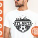 Atlanta Soccer Svg Atlanta Svg Soccer Team Logo Soccer Svg - Etsy