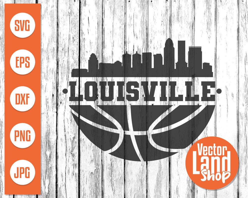Louisville Basketball Svg Louisville Svg Basketball Team - Etsy
