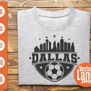 Dallas Soccer Svg Dallas Svg Soccer Team Soccer Logo - Etsy