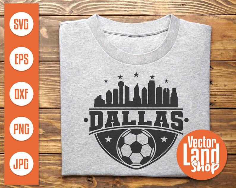 Dallas Soccer Svg Dallas Svg Soccer Team Soccer Logo - Etsy