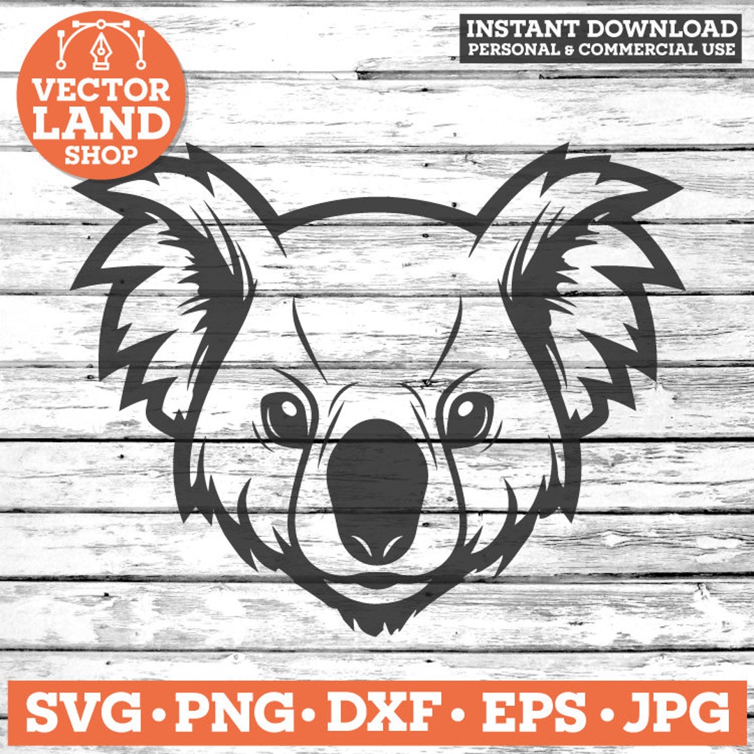 Koala Svg, Koalas Svg, Koala Png, Koala Mascot, Koala Face, Koala ...