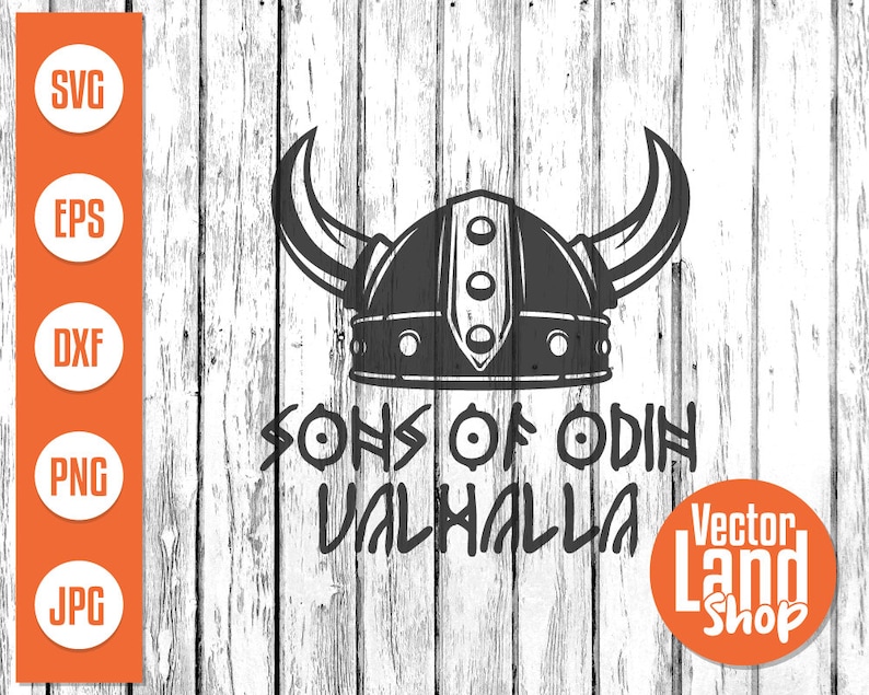 Sons of Odin Svg Viking Svg Valhalla Svg Nordic Warrior | Etsy