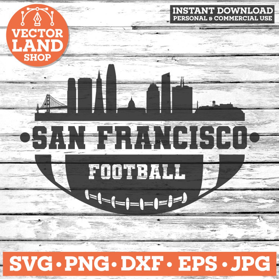 San Francisco Svg, California Svg, Football Team Logo, American ...