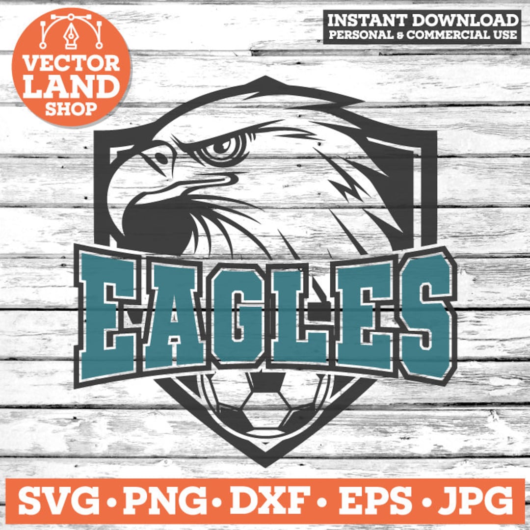 Eagles Svg, Eagle Svg, Eagle Png, Mascot School, Mascot Sport, Eagles ...
