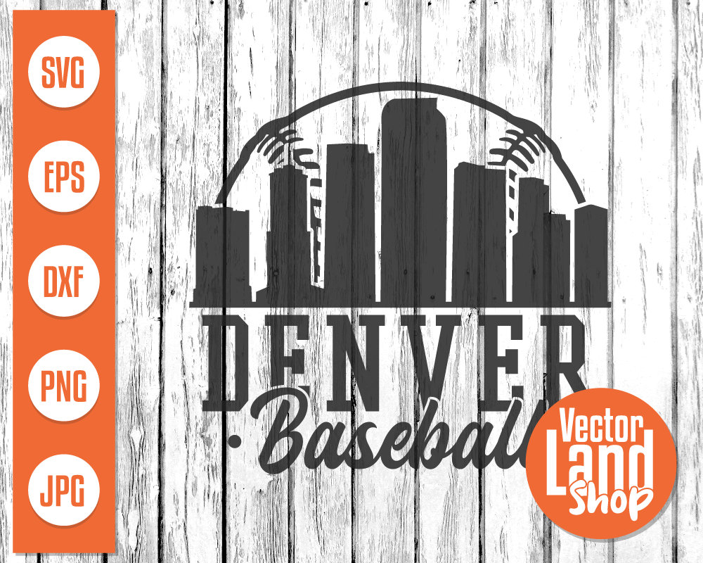 Denver Baseball Svg Denver Svg Baseball Team Baseball Logo - Etsy