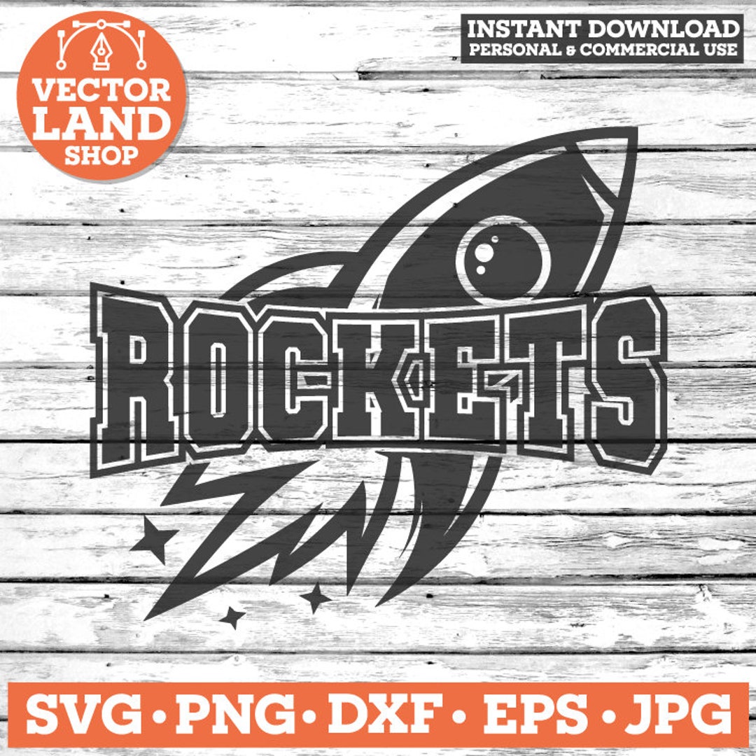 Rockets Svg, Rocket Svg, Rockets Png, School Mascot, Rocket Clipart, Rocket Vector, Rockets ...