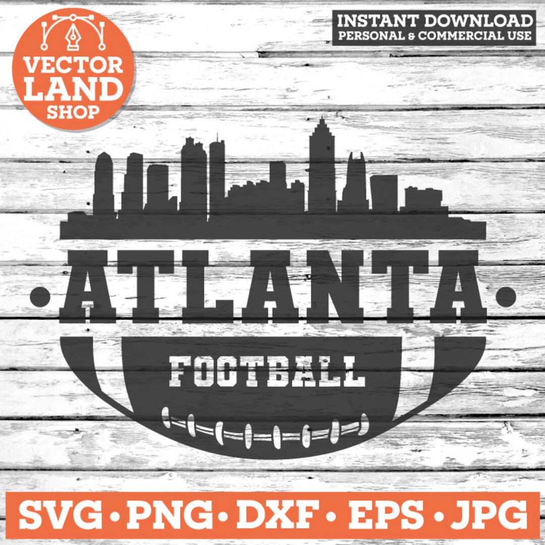 Atlanta Football Svg, Atlanta Svg, logotipo do time de futebol, futebol ...