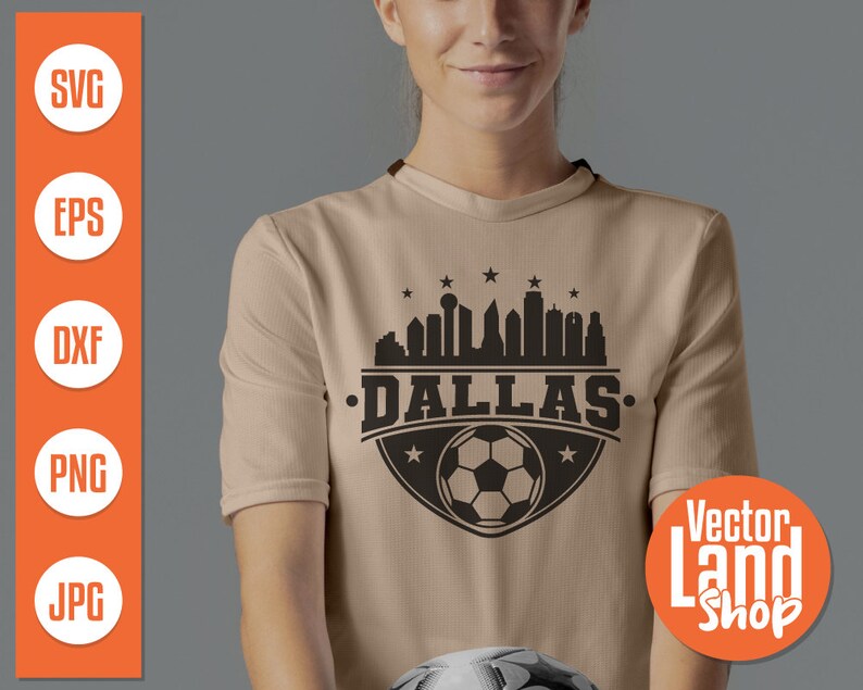 Dallas Soccer Svg Dallas Svg Soccer Team Soccer Logo - Etsy