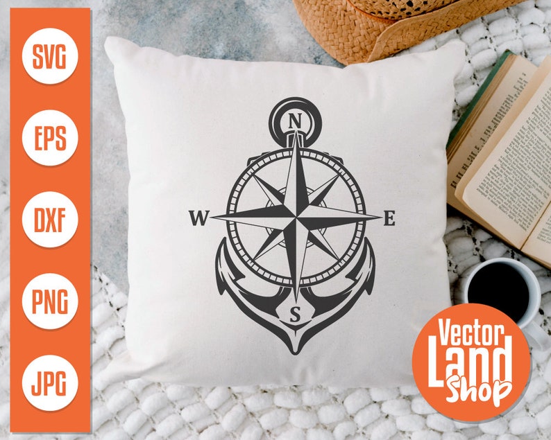 Compass SVG Anchor Svg Sailor Svg Boat Svg Travel Svg - Etsy