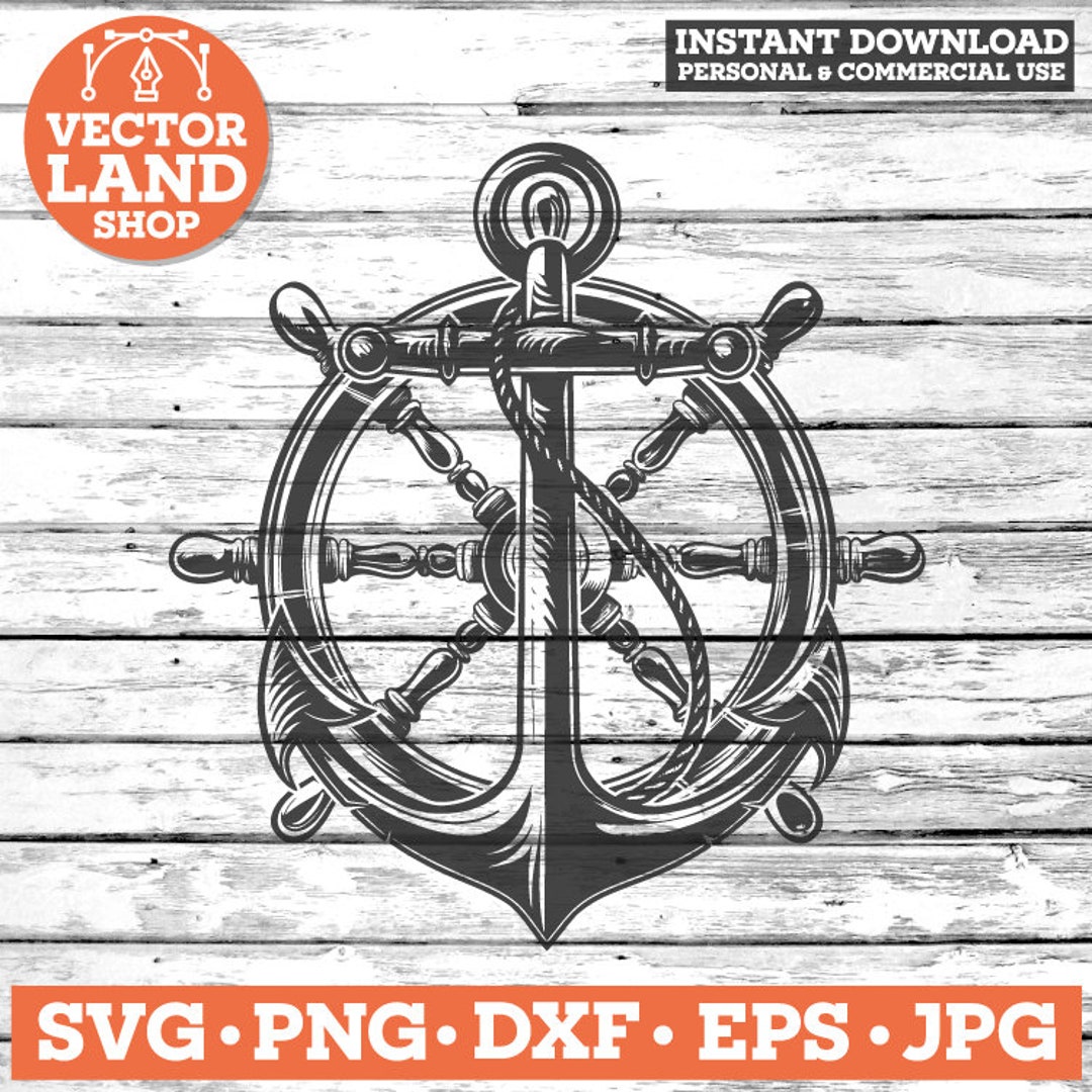 Rudder SVG, Anchor svg, Sailor svg, Boat svg, Travel svg, Nautical Svg ...