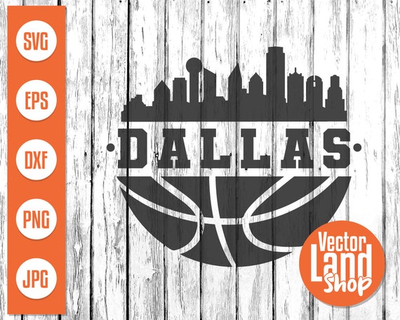 Dallas Basketball Svg Dallas Svg Basketball Team Logo Texas - Etsy
