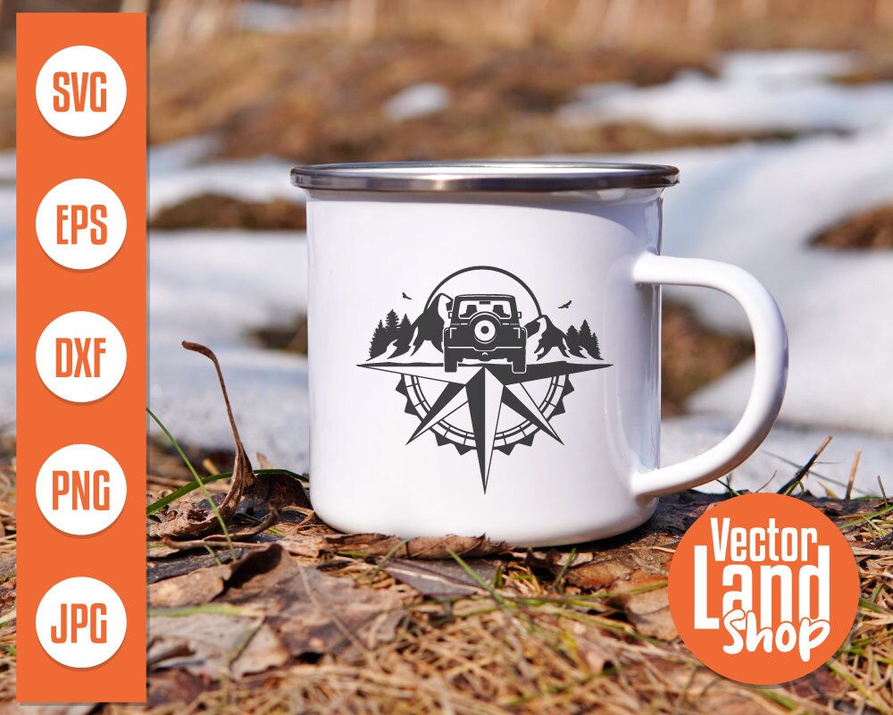 Offroad Svg Adventure off Road Compass Svg Adventure Svg | Etsy