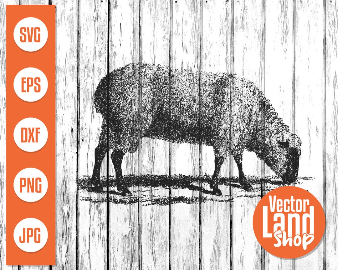 Sheep Svg Farm Svg Cottage Svg Farm Scene Svg Animal - Etsy