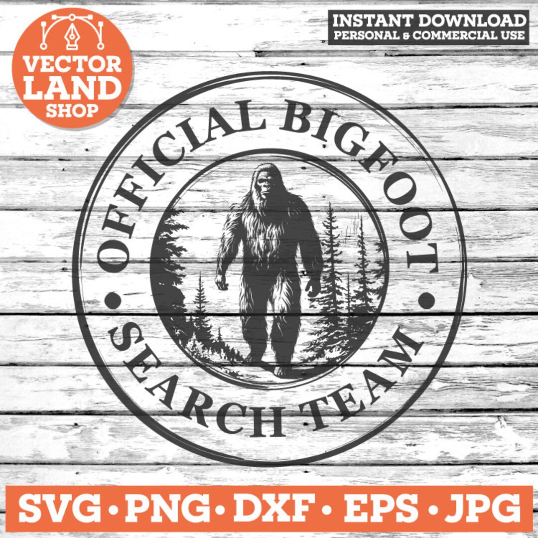 Bigfoot Search Svg, Big Foot Svg, Bigfoot Svg, Yeti Svg, Sasquatch Svg ...
