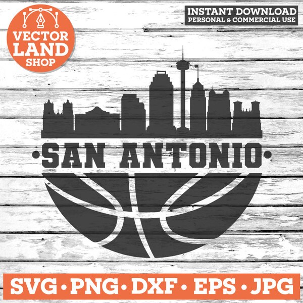 San Antonio Spurs Svg - Etsy