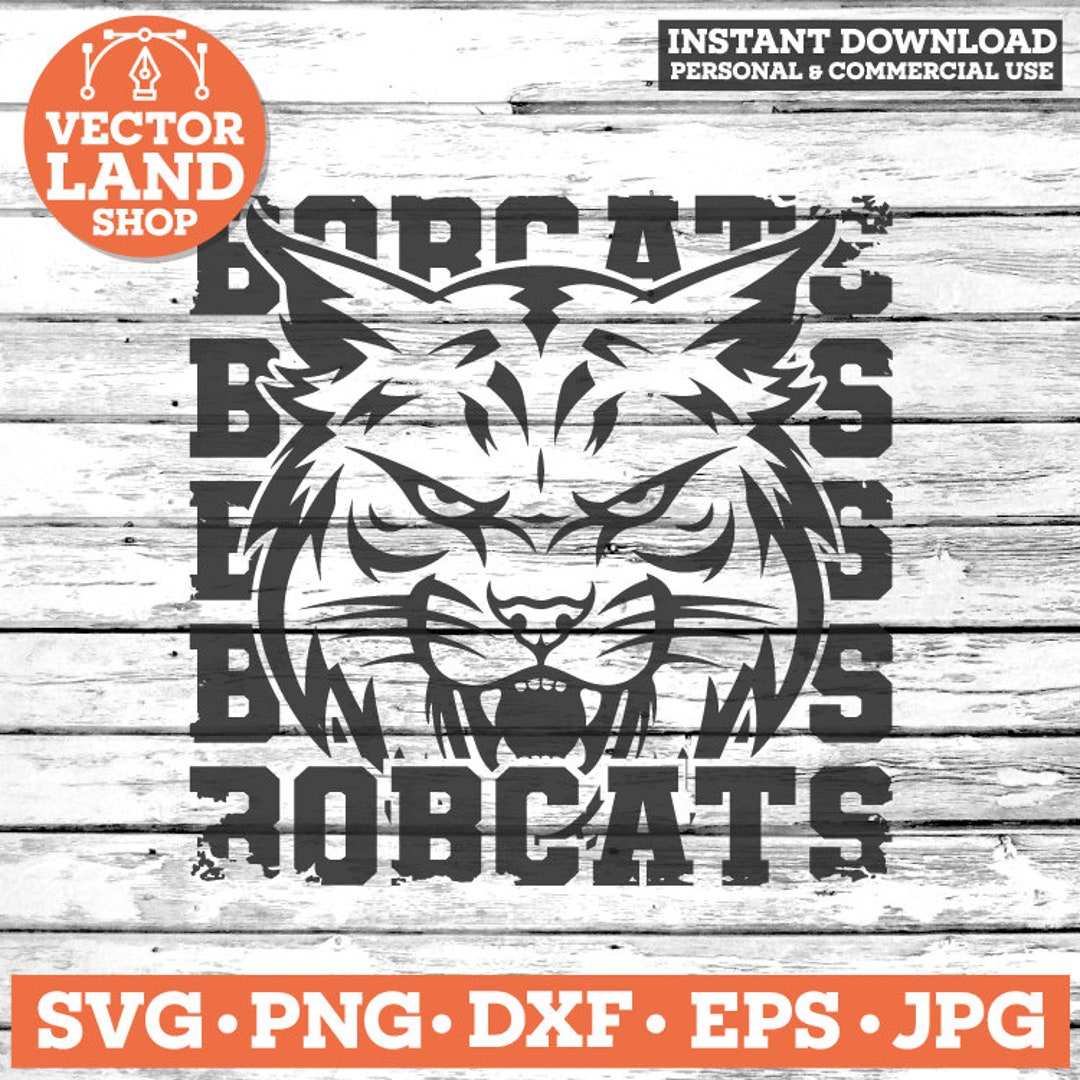 Bobcats Svg, Bobcat Svg, Bobcats Png, Bobcat Mascot, Mascot Svg ...