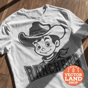Ranchers Svg, Mascot Team Svg, Team Logo, Mascot Svg, Ranchers Png ...