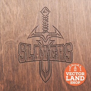 Slayers Svg, Slayer Svg, Slayer Png, Mascot School, Slayer Clipart ...