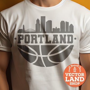 Portland Basketball Svg, Portland Svg, Basketball Team, Basketball Logo ...