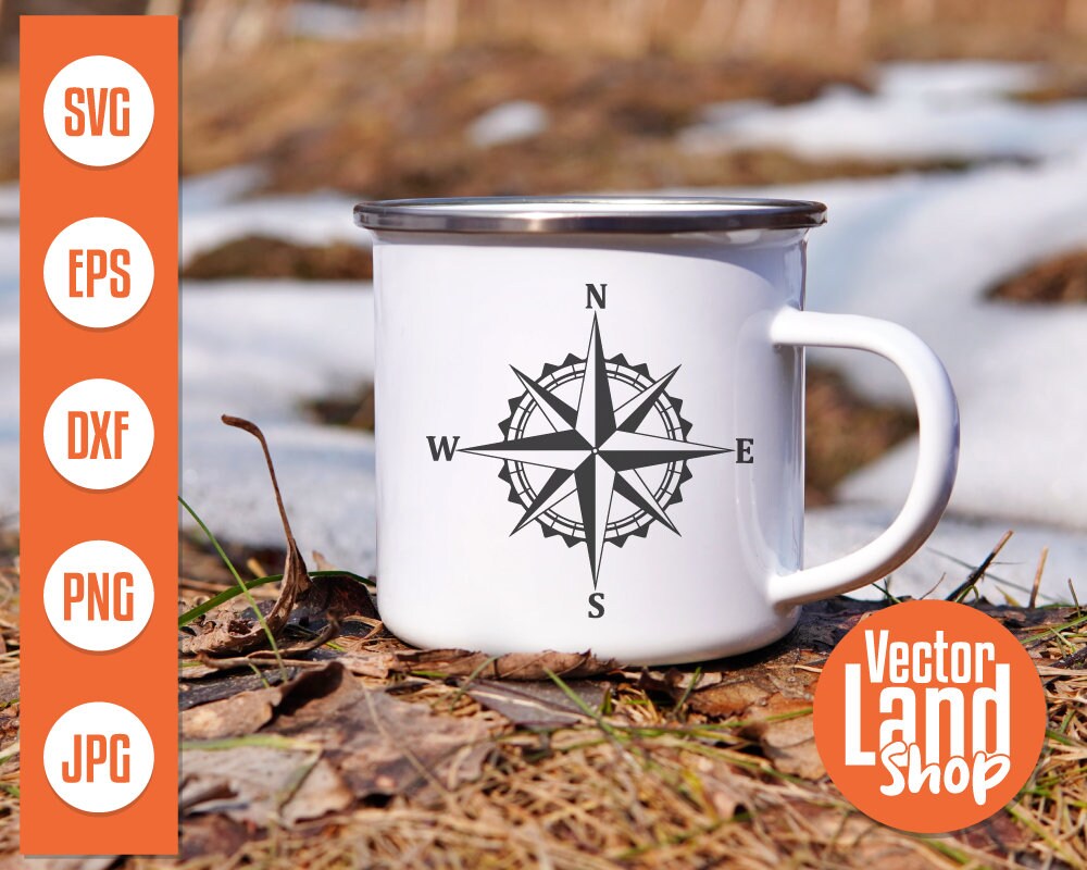 Compass SVG Travel Svg Forest Svg Adventure Svg Wanderlust - Etsy