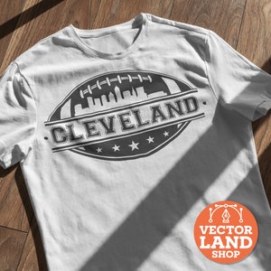 Cleveland Football Svg, Cleveland Svg, Football Team Logo, American ...