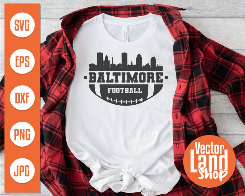 Baltimore Football Svg Baltimore Svg Football Team Logo - Etsy