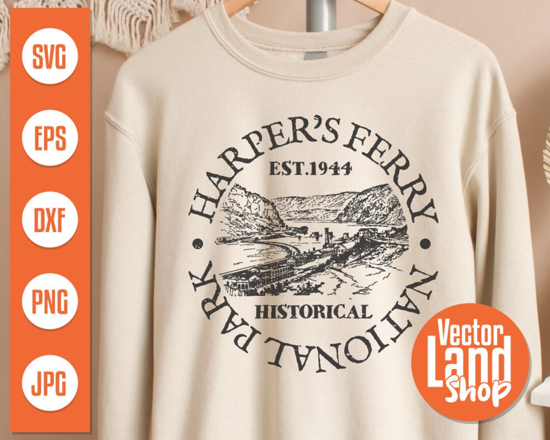 Harpers Ferry Svg National Park Svg Harpers Ferry Seal West - Etsy