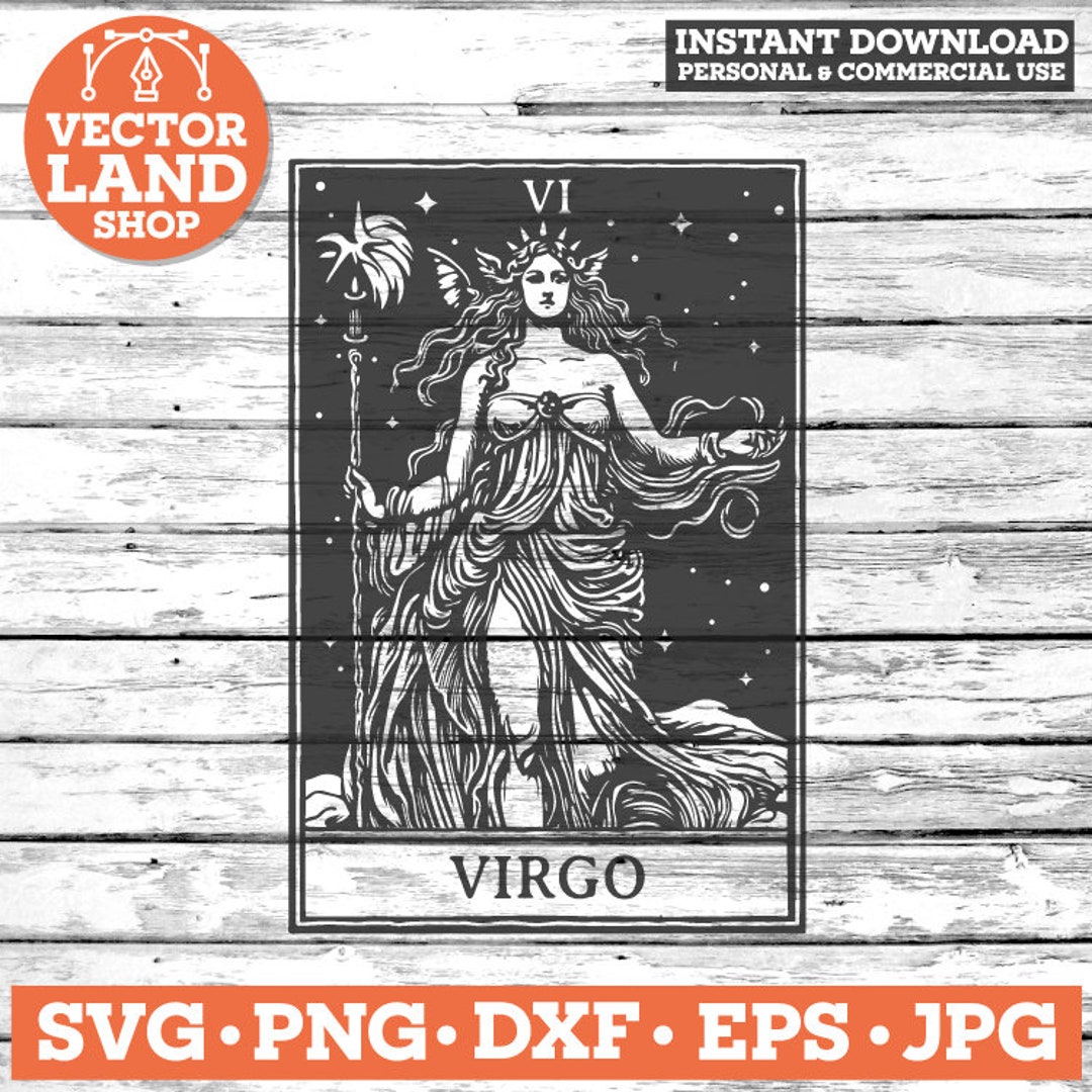 Virgo Svg, Zodiac Svg, Virgo Png, Horoscope Svg, Zodiac Cards Svg ...