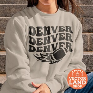 Denver Football Svg, Denver Svg, Football Team Logo, American Football ...