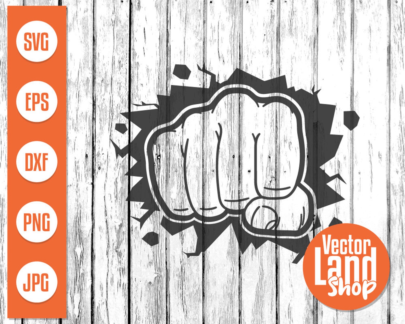 Punch Svg Fist Svg Hand Svg Attack Svg Fighter Svg MMA - Etsy