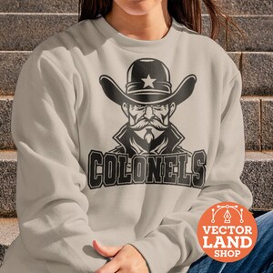 Colonels Svg, Mascot Team Svg, Team Logo, Mascot Svg, Colonels Png ...