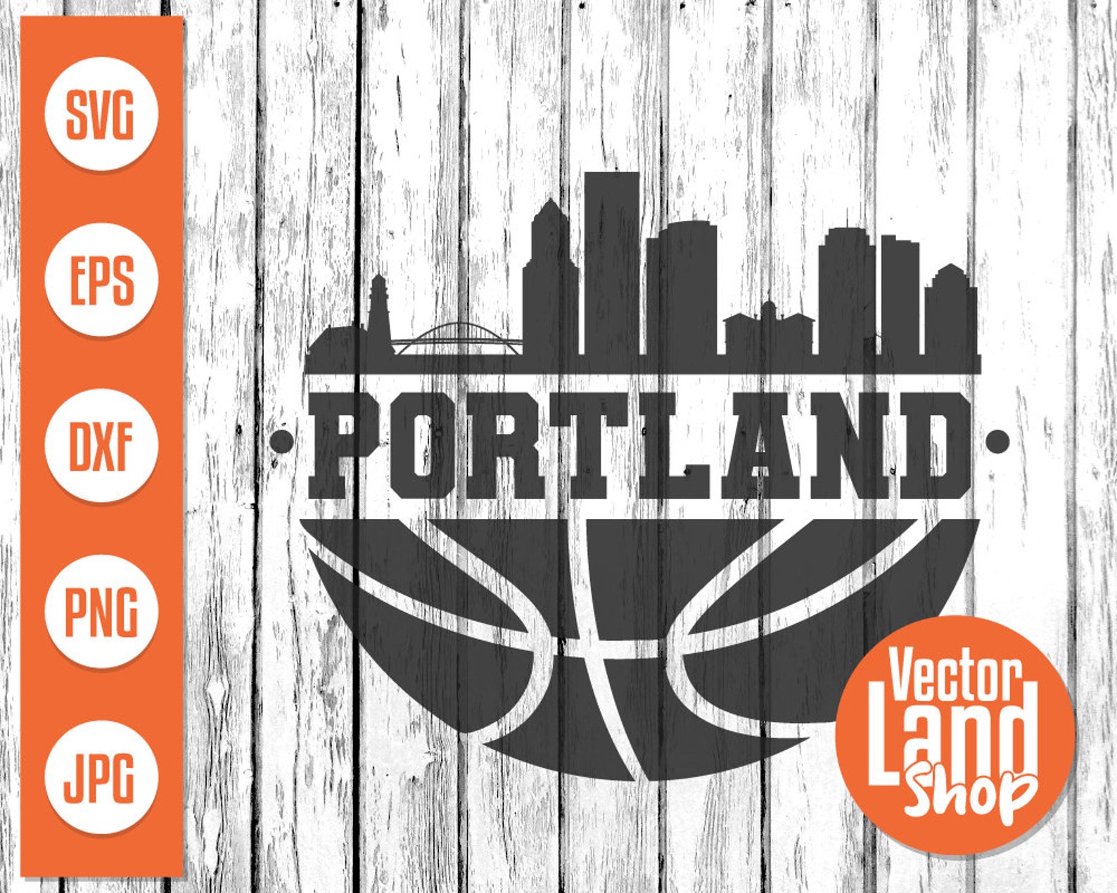 Portland Basketball Svg Portland Svg Basketball Team - Etsy