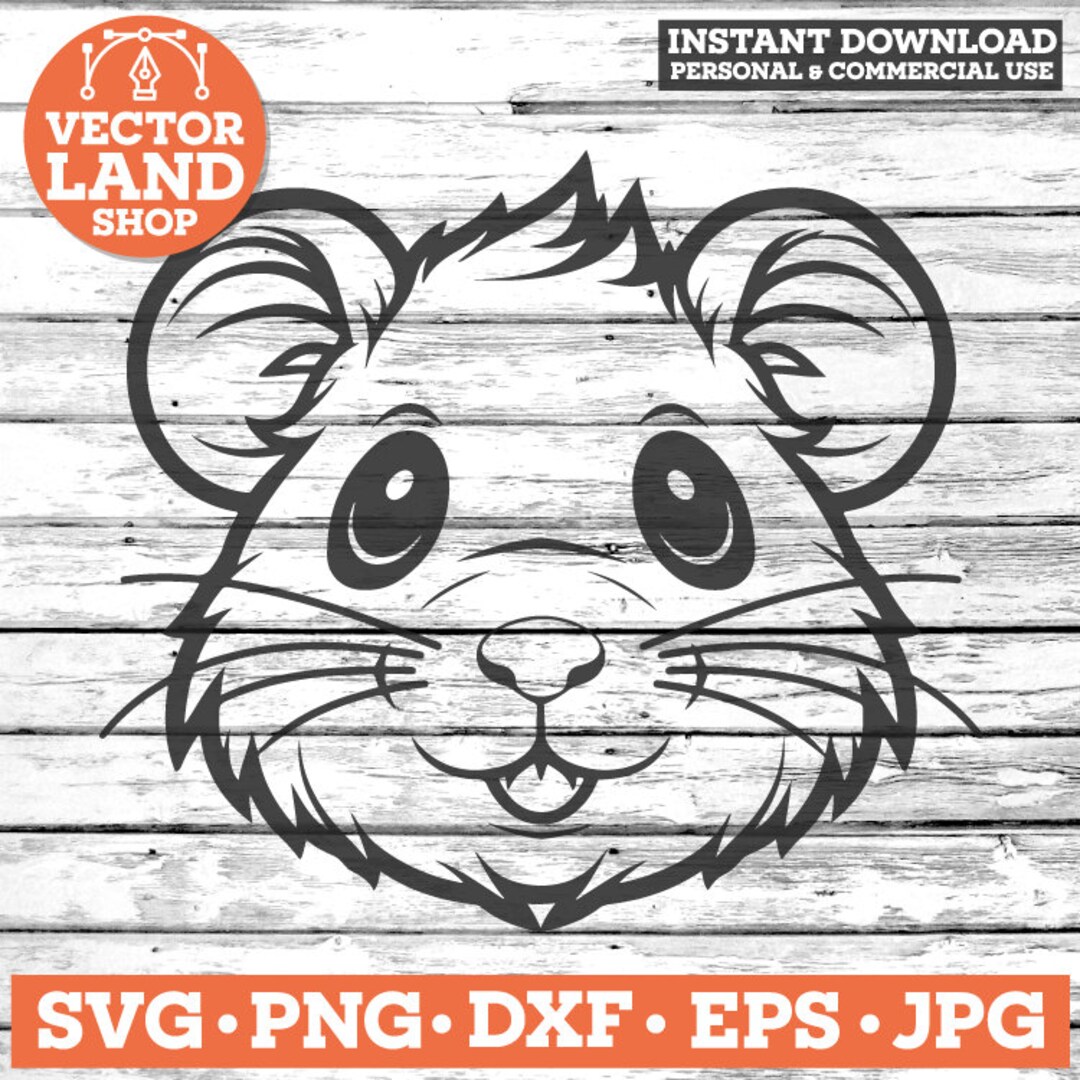 Hamster Svg Rat Svg Hamster Png Hamster Mascot Mouse Svg - Etsy