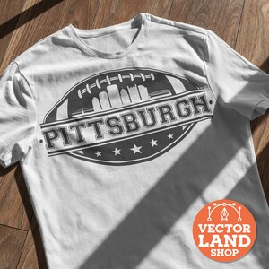 Pittsburgh Football Svg, Pittsburgh Svg, Football Team Logo, American ...