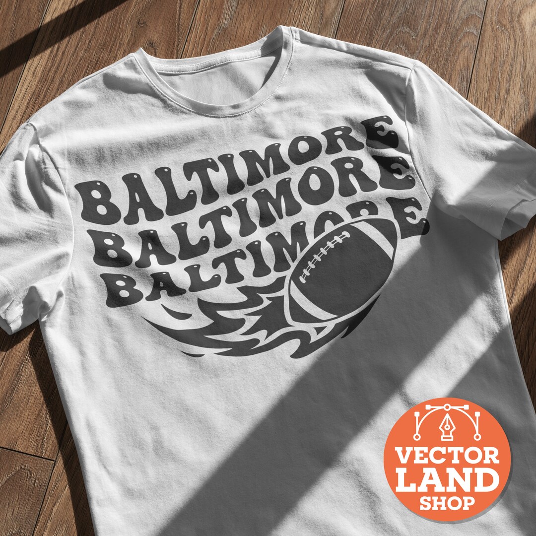 Baltimore Football Svg, Baltimore Svg, Football Team Logo, American ...